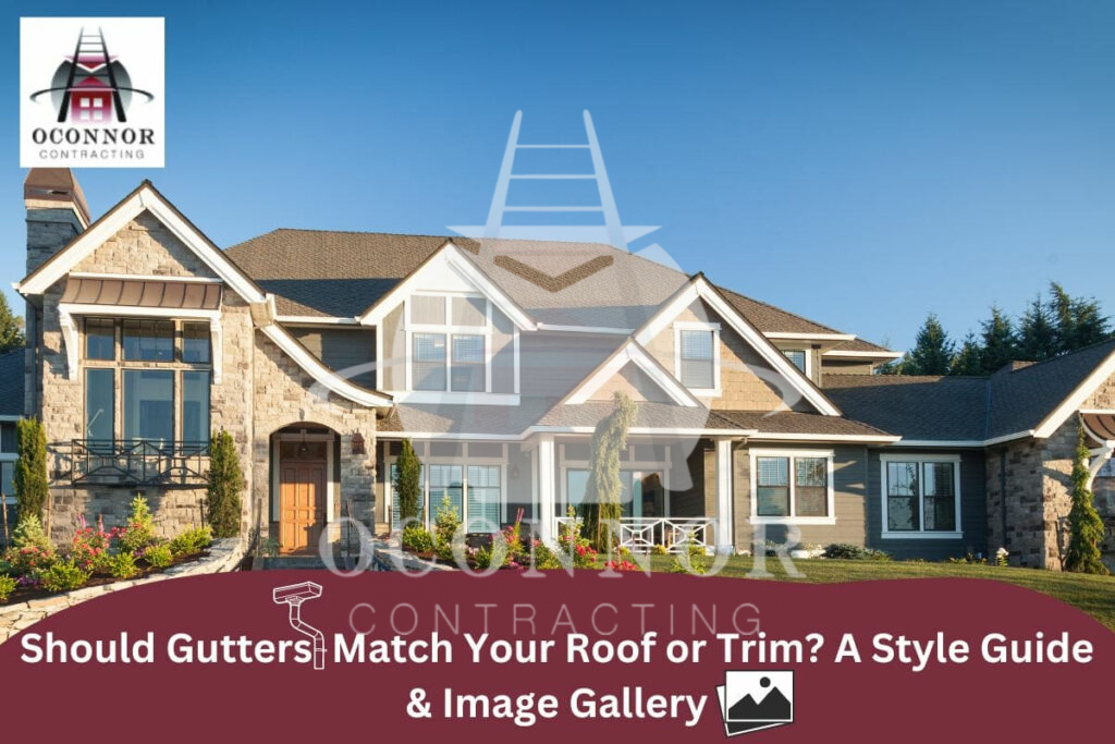 Should Gutters Match Your Roof or Trim: A Style Guide